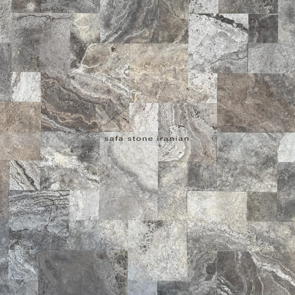 Silver Travertine Tile - Safastone